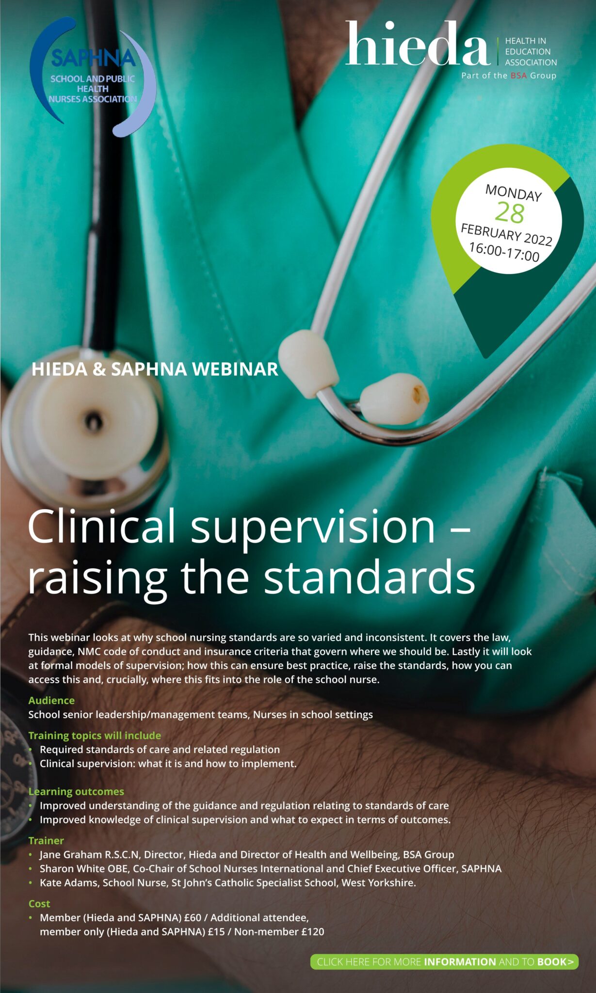Hieda & SAPHNA webinar: Clinical supervision – raising the standards ...
